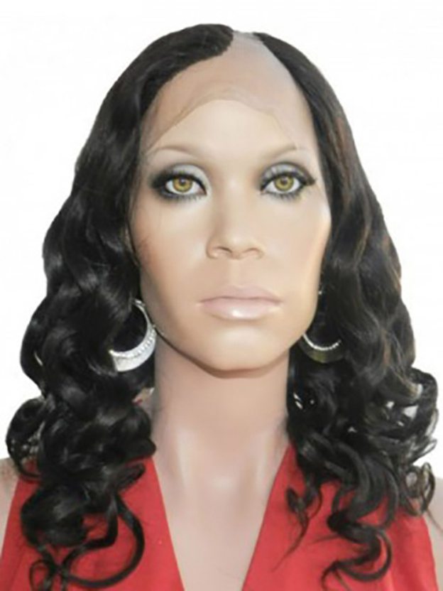 Wavy Long Lace Front Human Hair U Part Wigs
